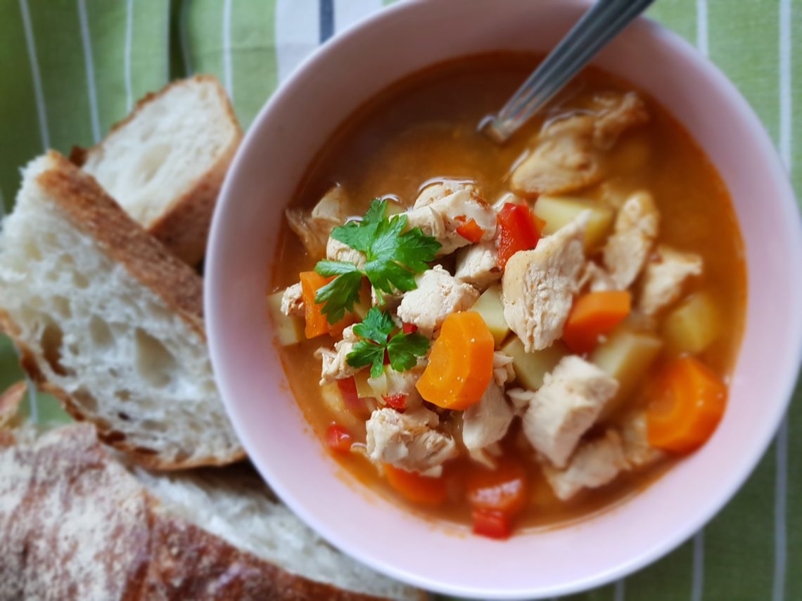 Kycklingsoppa – lättlagad soppa – nadjaskitchen – smartpoints ...