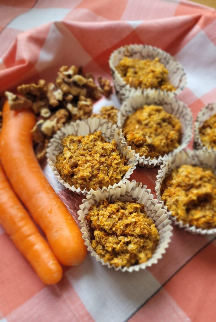 Morotsmuffins med honung och valnötter – Nadjaskitchen.se